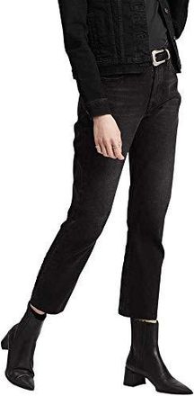 Levi's 501 Crop Jeans Femme, Black Heart, 33W / 28L