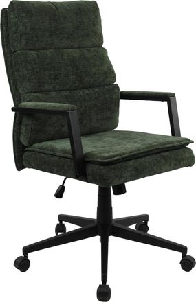 MID.YOU Mid.you Chefsessel, Gr&uuml;n, Metall, Kunststoff, Textil, Drehkreuz, 58x110-120x62 cm, inklusive Armlehnen, Arbeitszimmer, B&uuml;rost&uuml;hle, Drehst&uuml;hle