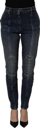 Dolce & Gabbana Womens Dark Blue Cotton Stretch Skinny Denim Jeans Elastane Clothing
