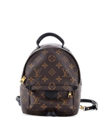 Louis Vuitton mini sac &agrave; dos Palm Springs - Marron
