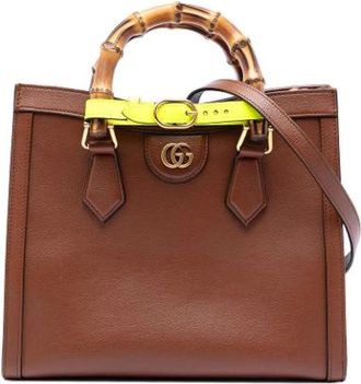 Gucci Sac bandouli&egrave;re en cuir pr&eacute;-poss&eacute;d&eacute; - Femme - Pre-owned - Brun - Taille: ONE Size