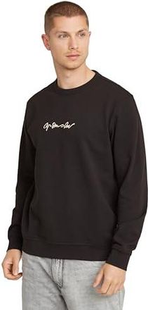 G-Star G-Star Homme Sweat G-Script Logo, Noir (dk black D26407-D257-6484), XS