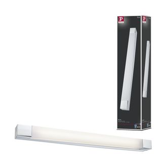 Paulmann 79715 LED Deckenleuchte Spiegelleuchte Quasar incl. 1x10,5 Watt IP44 Deckenlampe Chrom, Wei&szlig; Wohnzimmerlampe Metall, Acryl Flurlampe 3000 K