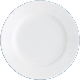 Kahla Pronto Line Frühstücksteller 20,5 cm Line sky blue | Beilagenteller mit hellblauer Linie aus Porzellan