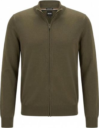 HUGO BOSS Balonso Cardigan - Homme - Pulls - Vert - Taille: M