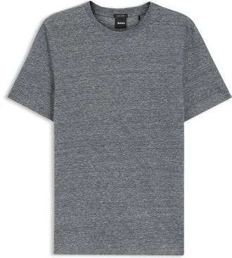 HUGO BOSS T-Shirt aus einem soften Leinen-Mix in