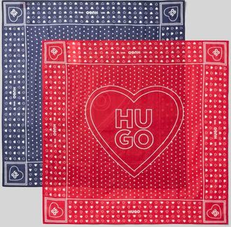 HUGO BOSS Tuch aus reiner Baumwolle Modell 2Bandana