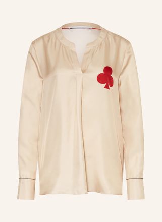 Herzen'sangelegenheit Herzens Angelegenheit Blusenshirt Aus Seide beige