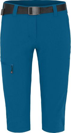 Bergson BARLEE Capri (Slim) | Damen 3/4 Wanderhose, vielseitig, pflegeleicht, Blue Sapphire [307], 40 - Damen