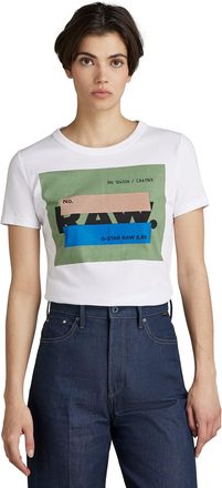 G-Star RAW Damen RAW. Covered Long Slim T-Shirt