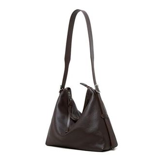 Generic Sac fourre-tout pour femme - Sac &agrave; main Hobo souple - Sac &agrave; bandouli&egrave;re en cuir v&eacute;ritable - Sacs &agrave; main souples sous les bras - Travail quotidien, caf