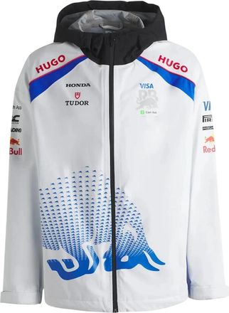 HUGO BOSS Hugo - BW Visa Cash App Red Bull Kapuzenjacke f&uuml;r Herren (Wei&szlig;)