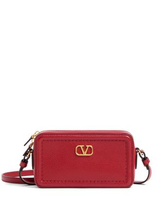 Valentino Garavani mini sac porté épaule Alltime - Rouge