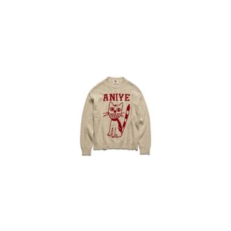 Aniye By Femme, Pulls, Beige, Taille: 36 FR Maille col rond