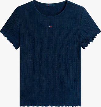 Tommy Hilfiger T-shirt c&ocirc;tel&eacute; &agrave; logo