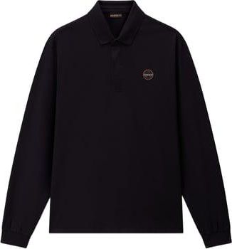 Napapijri Polo droit manches longues uni