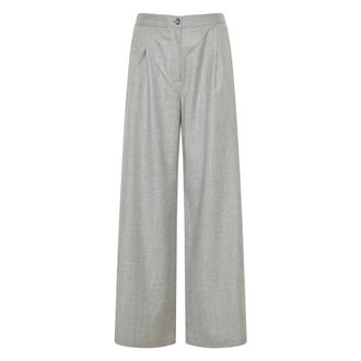 Barba Femme, Pantalons, Gris, Taille: 38 FR Pantalon &agrave; jambes droites