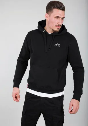 Alpha Industries Kapuzensweatshirt Hoody Small Logo Baumwollmischung, regular fit