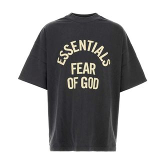 Fear of God Homme, Tops, Noir, Taille: XL T-Shirt Oversize en Coton