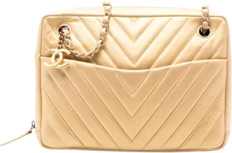 Chanel unisex, Pre-owned, Jaune, Taille: ONE Size Sac &agrave; main &agrave; poign&eacute;e sup&eacute;rieure Pre-owned