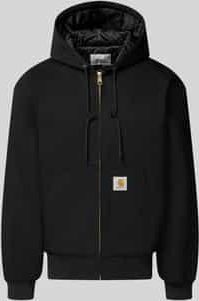 Carhartt Work in Progress Jacke mit Label-Patch und K&auml;nguru-Tasche