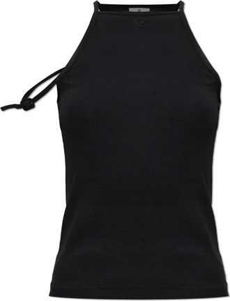 Courr&egrave;ges Femme, Tops, Noir, Taille: 40 FR Top sans manches