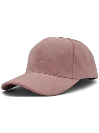 styleBREAKER Cap Samt Baseball Cap mit Strass