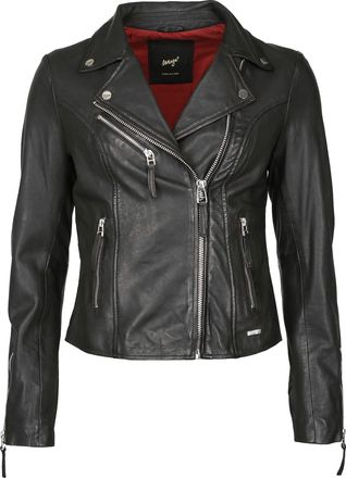 Maze Damen Lederjacke Amur Black/Black XS