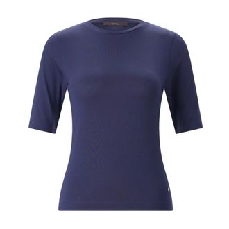 Windsor Slim T-Shirt - - Tops - Damen - Blau - M