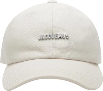 Jacquemus Femme, Accessoires, Blanc, Taille: 58 CM La Casquette Gadjo