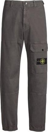 Stone Island Pantalon cargo en coton m&eacute;lang&eacute;