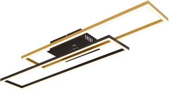 Globo Lighting Globo Lighting - Plafonnier salon lumière plafonnier salle à manger lampe chambre lumière, métal aluminium noir or, mobile, led 30W 1370Lm 3000K