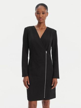 DKNY Coctailkleid DD5N2P53 Schwarz Regular Fit