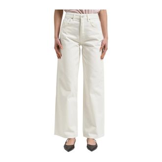 Anine Bing Femme, Jeans, Blanc, Taille: W25 Manon Jeans droits