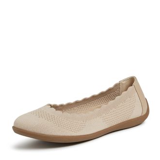 Dearfoams Damen Original Comfort Misty Flat Ballerinas, Latte, 39 EU