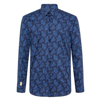 Billionaire Boys Club Milano Shirt - - Shirts - Herren - Blau - S