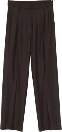 Antonelli Femme, Pantalons, Brun, Taille: 42 FR Wide Pantalons