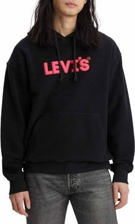 Levi's Relaxed Graphic Sweatshirt Sweatshirt à capuche Homme Headline Logo Po Caviar M