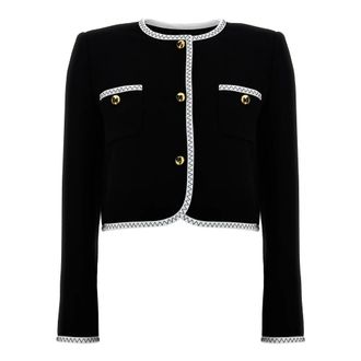 Moschino Crepe Short Jacket - - Jackets - Damen - Schwarzk - L