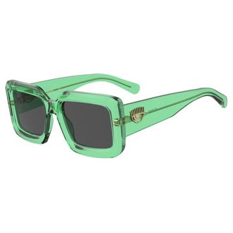 Chiara Ferragni Auff&auml;llige und markante Sonnenbrille - - Accessories - Damen - Gr&uuml;n - 53 MM