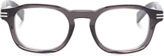Ermenegildo Zegna lunettes de vue rectangulaires - Gris