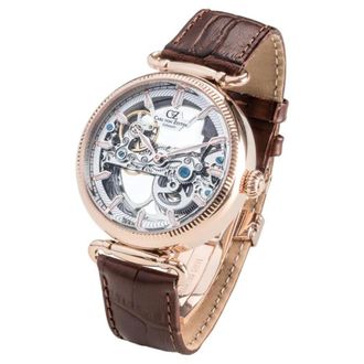 Carl von Zeyten Homme, Accessoires, Brun, Taille: ONE Size Cvz0031Rwh Automatic Watch