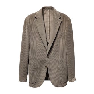 L.B.M. 1911 Feiner Cordblazer - - Jackets - Herren - Beige - M