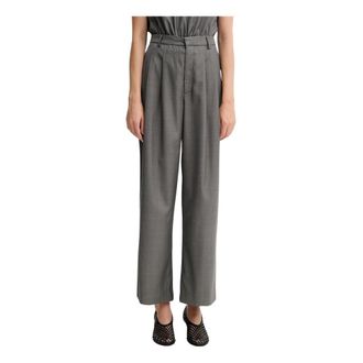 Gestuz Weite Hosen - - Trousers - Damen - Grau - M