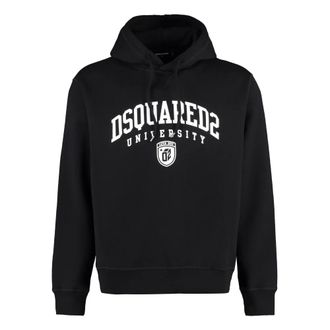 Dsquared2 Herren, Sweatshirts & Hoodies, Schwarzk, XLGröße
