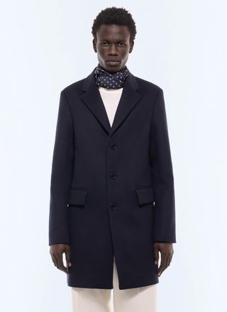 Fursac Manteau en drap de laine et cachemire - Taille 44 - Homme