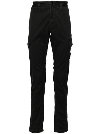 Stone Island Cargohose mit Kompass-Patch - Grau