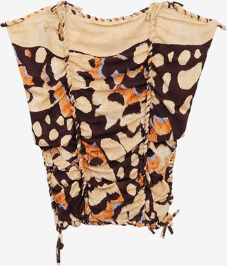 Isabel Marant Top Zohra - Femme - Beige - Taille 34 - Isabel Marant