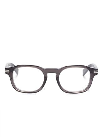 Ermenegildo Zegna Brille mit eckigem Gestell - Grau