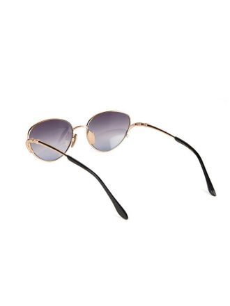 Ana Hickmann Womens Sunglasses Gold-Black Metal Eyewear - Gold/black